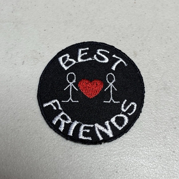 Office | Y2k Best Friends Red Love Heart Patch | Poshmark
